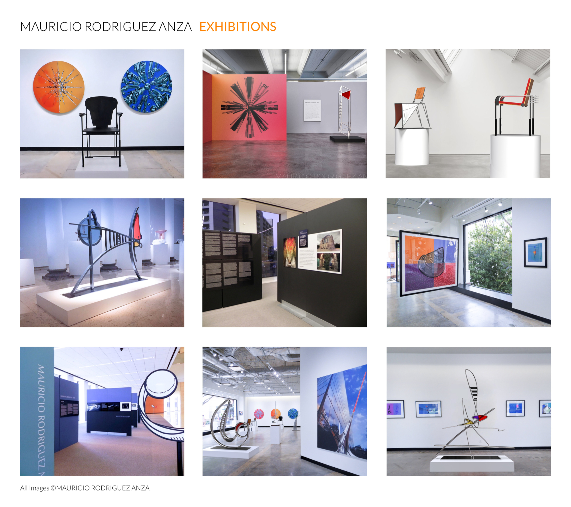 EXHIBITIONS – MAURICIO RODRIGUEZ ANZA